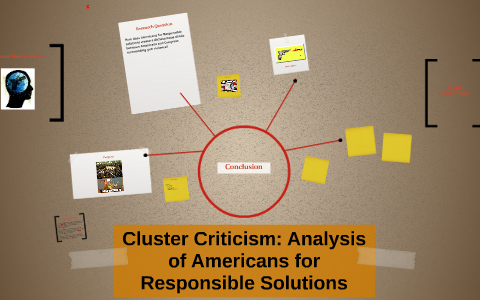 Cluster Criticism: Analysis of Americans for Responsible Sol by Kaitlin ...