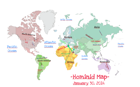 -Hominid Map- by Stef Stevens on Prezi