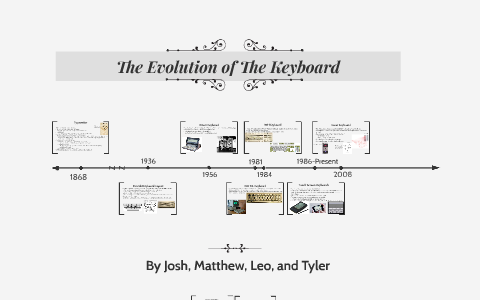 The Evolution of The Keyboard by Matt Doto