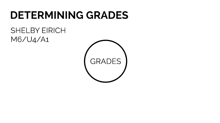 M6/U4/A1 - Grading by Shelby Eirich on Prezi