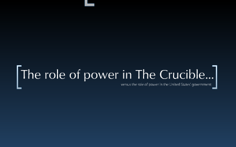 The role of power in The Crucible by Lucas Connelly on Prezi