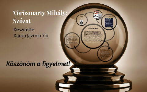 Vörösmarty Mihály: Szózat by Jázmin Karika on Prezi