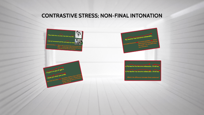 CONTRASTIVE STRESS; NON-FINAL INTONATION (AP3) by Emperatriz Angulo on ...
