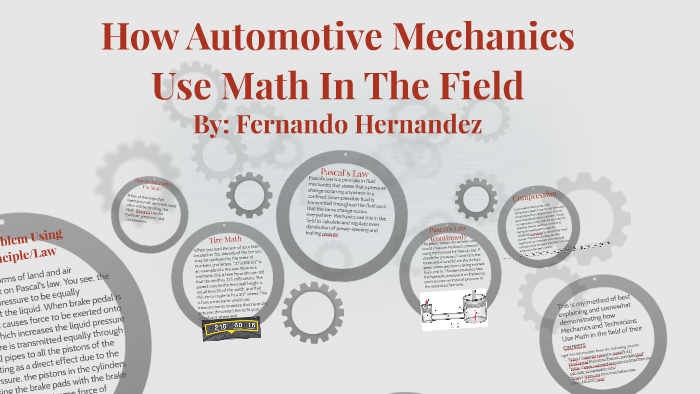 How Mechanics Use Math In The Field by Fernando Hernandez on Prezi