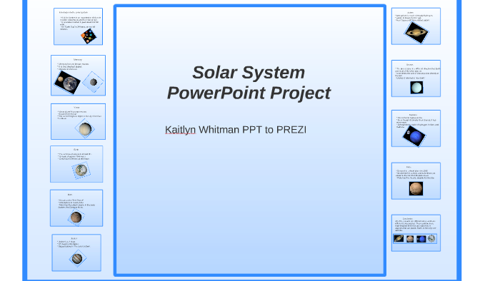 Solar System PowerPoint Project by Kaitlyn Whitman on Prezi