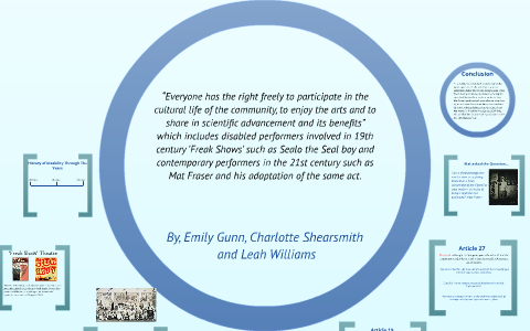 “Everyone has the right freely to participate in the cultura by Emily ...