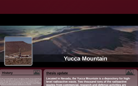 Yucca Mountain by on Prezi