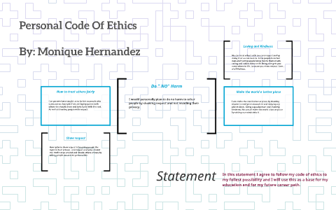 Personal Code Of Ethics by Monique Hernandez on Prezi