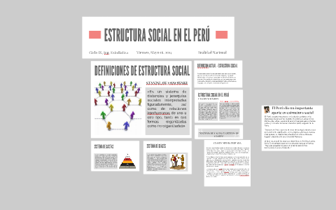 ESTRUCTURA SOCIAL EN EL PERU by axl garcia on Prezi