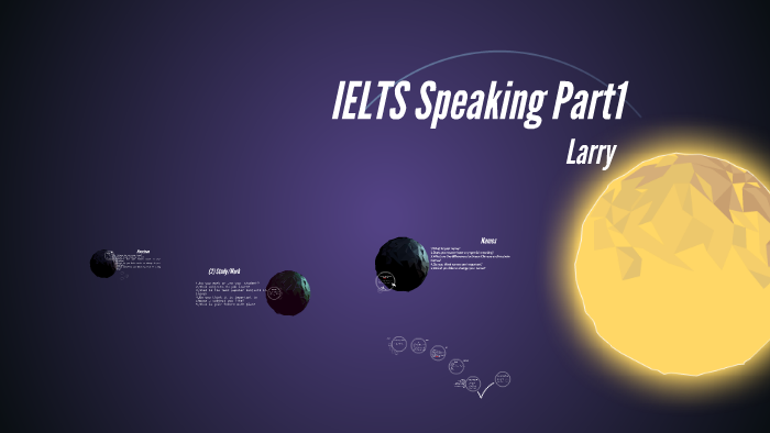IELTS Speaking Par1 by Larry Zheng on Prezi