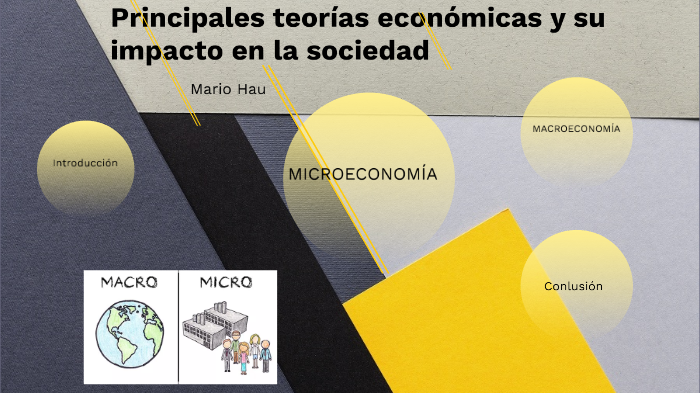 Principales teorías económicas y su impacto en la sociedad by Mario Hau on Prezi