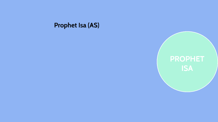 Prophet Isa (AS) by taha hussain on Prezi