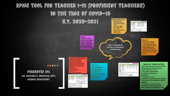 KRA 2: Diversity of Learners & Assessment and Reporting by Roxanne ...