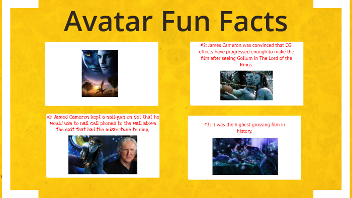 Avatar Fun Facts by Claudia Gilbride on Prezi