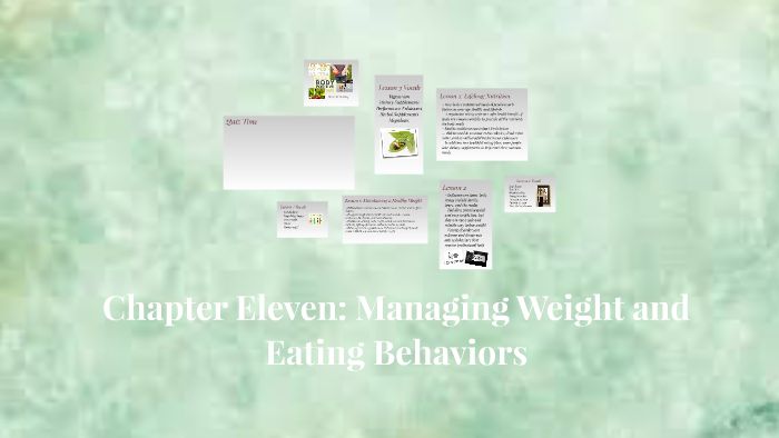Chapter Eleven: Managing Weight and Eating Behaviors by Lillian Boulan ...