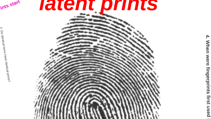 Chemical development of latent prints by Randy Hubbard