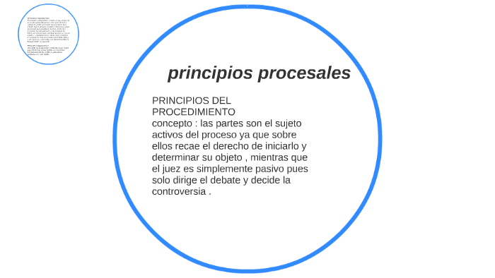 principios procesales by maria araujo on Prezi