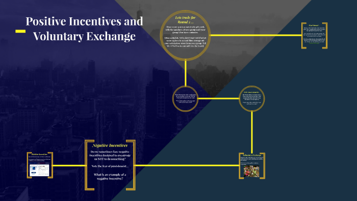 Positive Incentives and Voluntary Exchange by Brandon O'Neill on Prezi