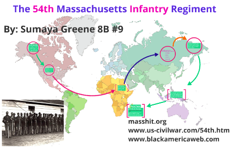 The 54th Massachusetts Infantry Regiment by Maya Greene on Prezi