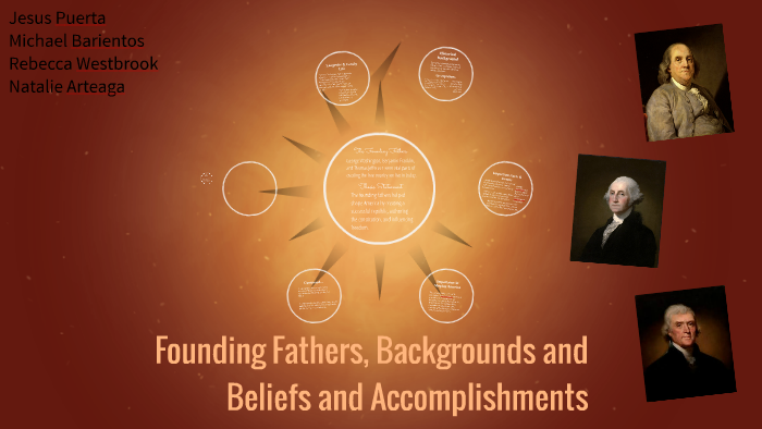 Founding Fathers, Backgrounds and Beliefs and Accomplishment by natalie ...