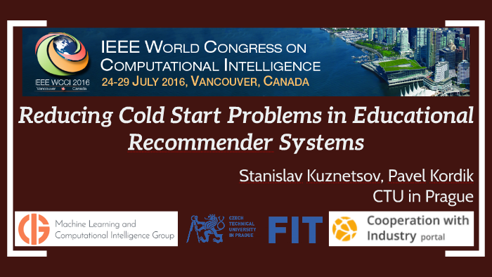 Reducing Cold Start Problems in Educational Recommender Systems by ...