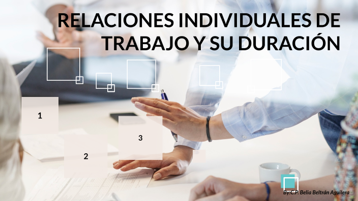 RELACIONES INDIVIDUALES DE TRABAJO Y SU DURACIÓN by Belia Beltrán Aguilera on Prezi