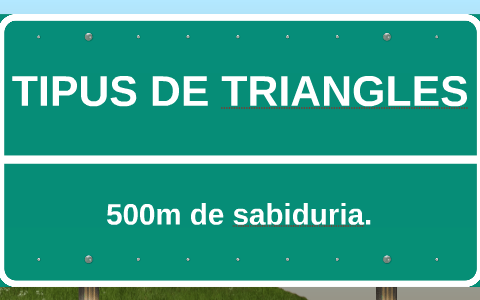 TIPUS DE TRIANGLES by Alex Garriga Sanchez on Prezi