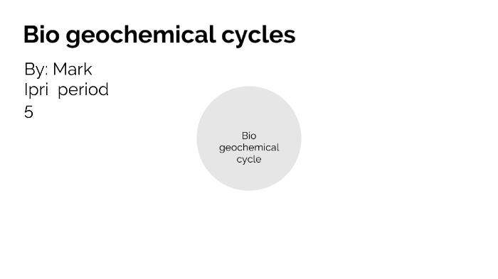 Biogeochemical cycle by Mark Ipri on Prezi