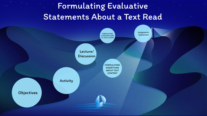 Formulating Evaluative Statements About A Text Read By Andrea Oshea