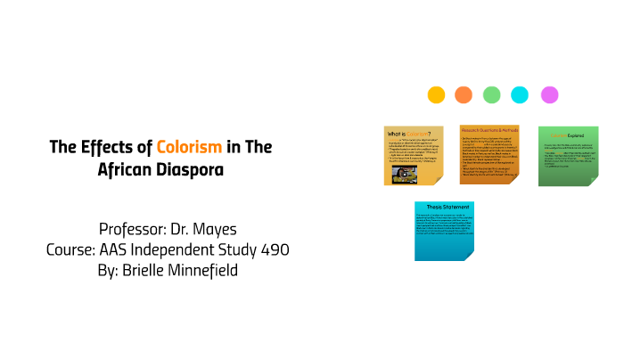 The Effects of Colorism in The African Diaspora by Brielle Minnefield ...