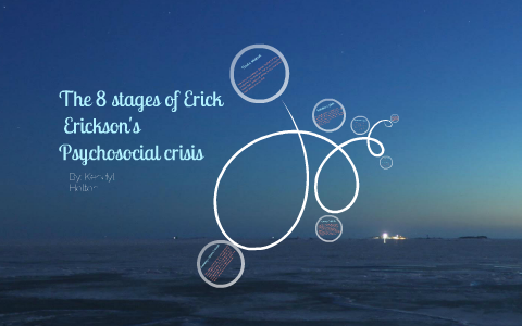 The 8 stages of Erik Erikson's Psychosocial Crisis by kendyl holton on ...