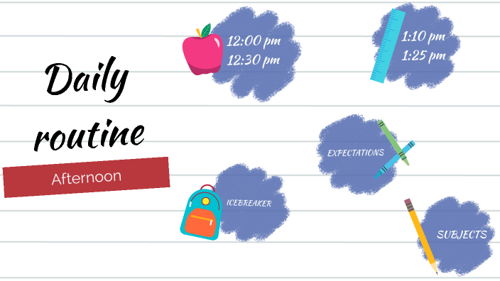 Daily routine by Laura Martinez on Prezi