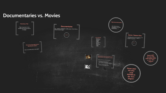 Documentaries vs. Movies by Erin Sawchuk on Prezi