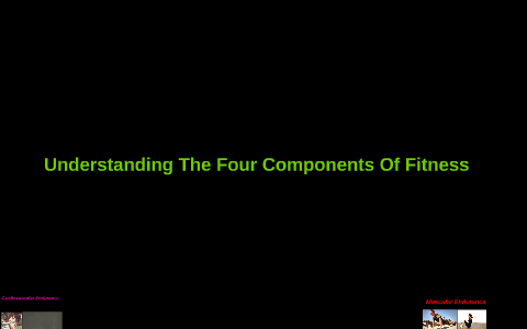 Understanding The Four Components Of Fitness by leon cox on Prezi