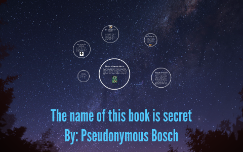 The name of this book is secret by jeremy roberts on Prezi
