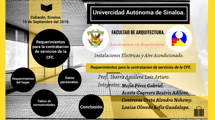 Requerimientos para la contratación de servicios de la CFE. by Beatriz ...