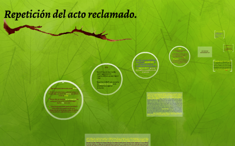 Repetición del acto reclamado. by Jesús Lópeztorres on Prezi