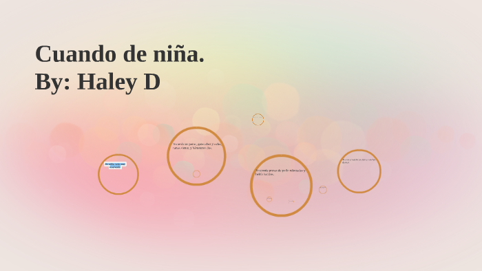Cuando yo era niña by Haley Dickinson on Prezi