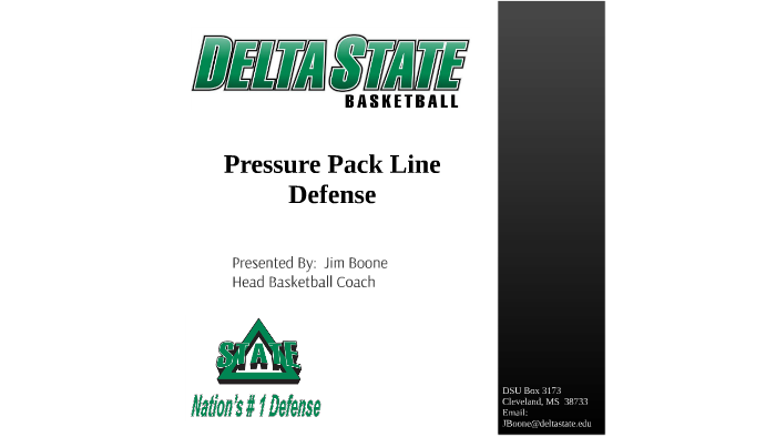 Pressure Pack Line Defense by Robert Szorc on Prezi