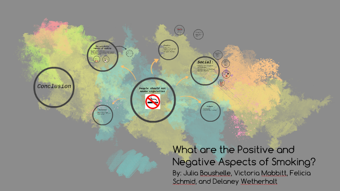What are the positive and negative aspects of smoking? by victoria ...