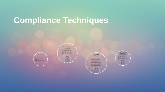 Compliance Techniques by Julia Milad on Prezi