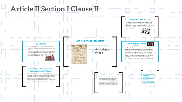 Article II Section I Clause II by John574 Dullano