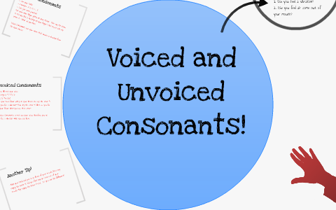 Voiced and Unvoiced Consonants by Casie Kultgen on Prezi