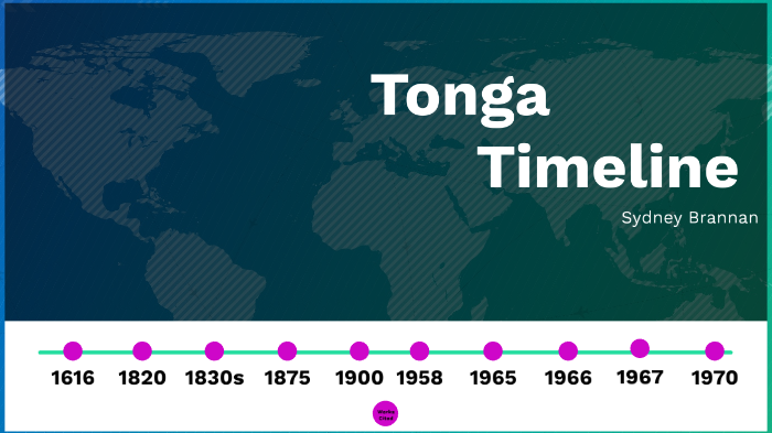 Tonga Timeline by Sydney Brannan on Prezi