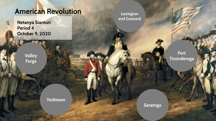 American Revolutionary War - 5 Major Battles/Events by Netanya S. on Prezi