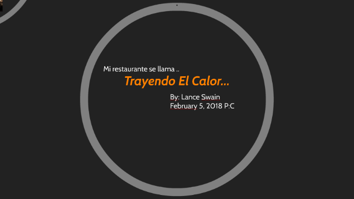 Trayendo El Calor... by Lance Swain on Prezi