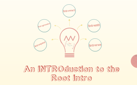An INTROduction to the Root Intro by Kaitlyn Ammerlaan
