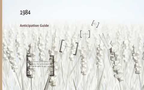 1984 Anticipation Guide by Amanda Frisbee on Prezi