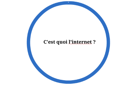 L'internet c'est quoi ? by achraf hamraoui on Prezi