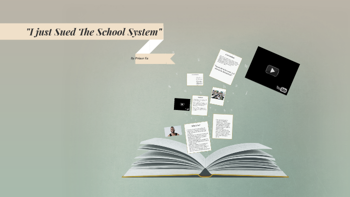 "I Just Sued The School System" by Frances Jago